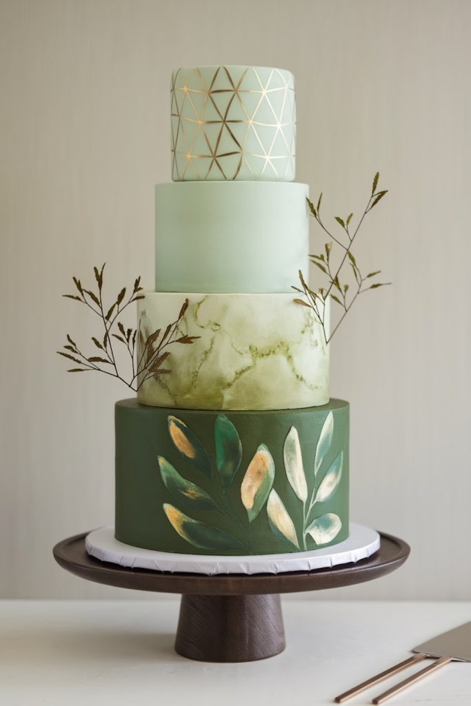 11 Birthday Cake Aesthetic Green Ideas - Emma's Cake Studio