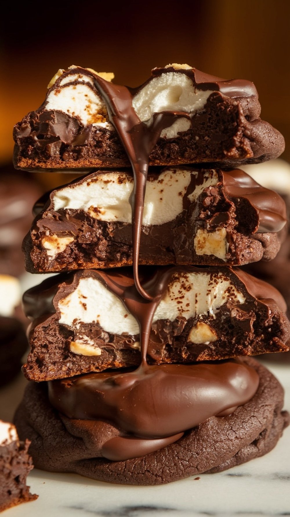 Rocky Road Chocolate Fudge Cookies - Emma's Cake Studio