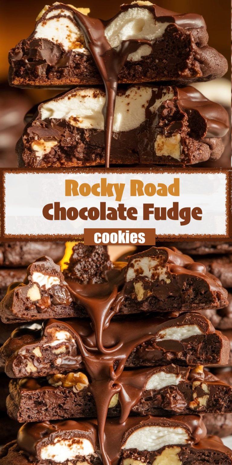 Rocky Road Chocolate Fudge Cookies - Emma's Cake Studio