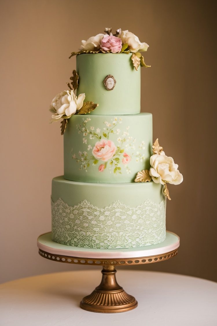 11 Birthday Cake Aesthetic Green Ideas - Emma's Cake Studio