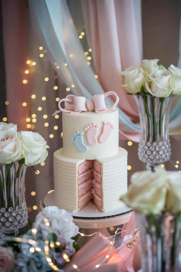 15 Gender Reveal Cake Ideas - Emma's Cake Studio