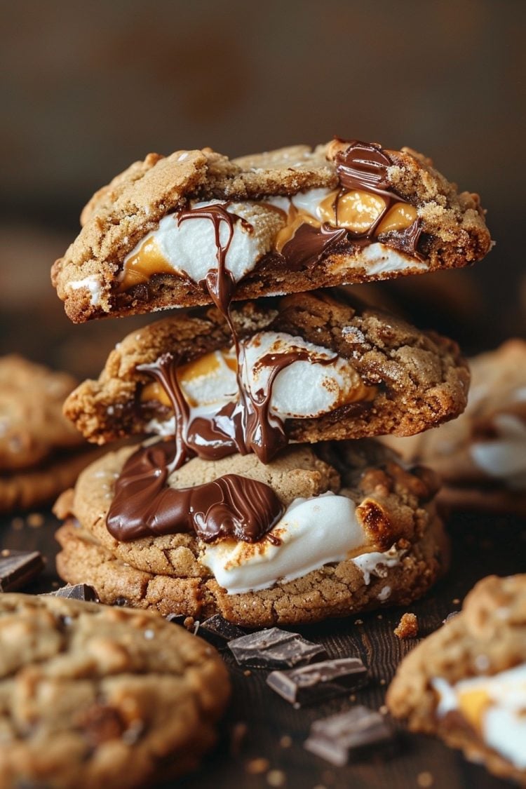 S'mores Cookies Recipe: Campfire Treats at Home - Emma's Cake Studio