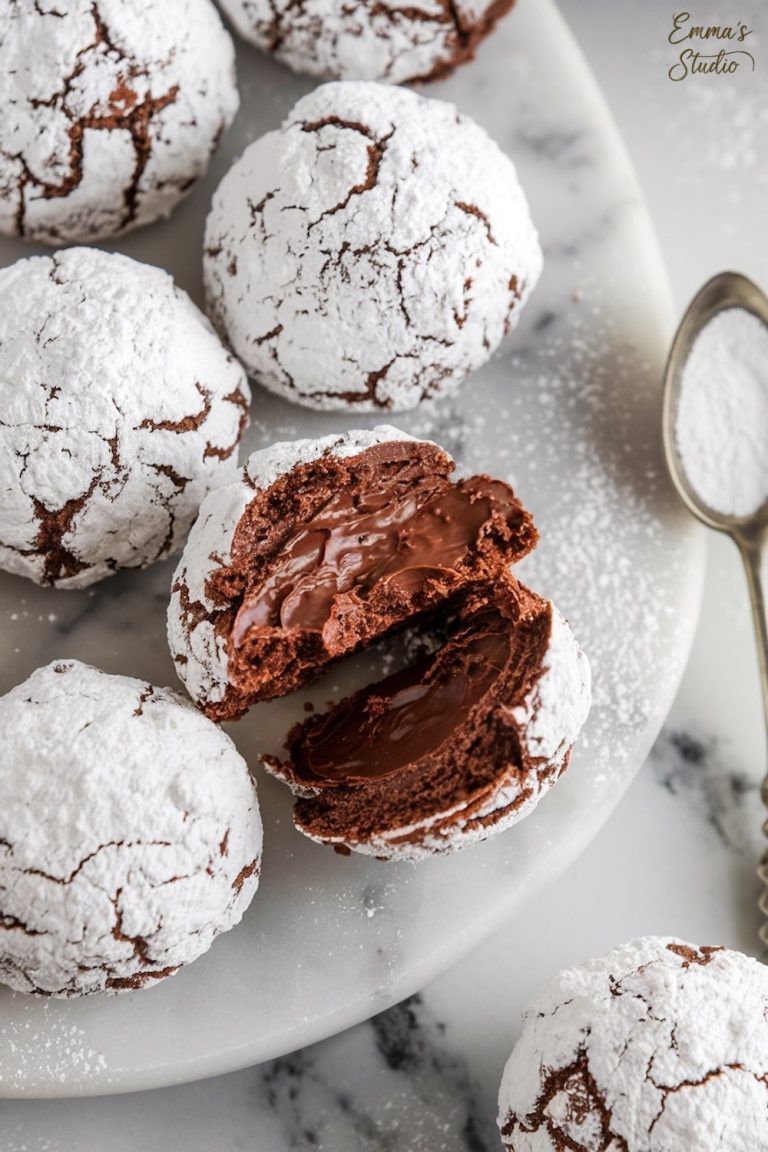 Classic Chocolate Snowball Cookies Recipe - Emma's Cake Studio