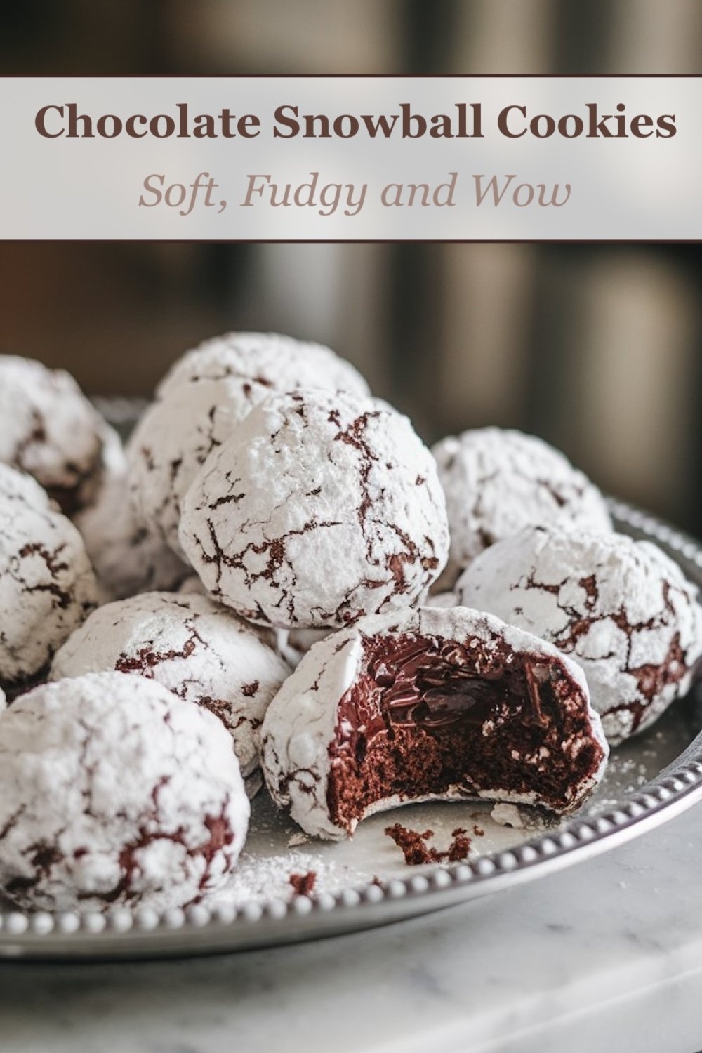 Classic Chocolate Snowball Cookies Recipe - Emma's Cake Studio