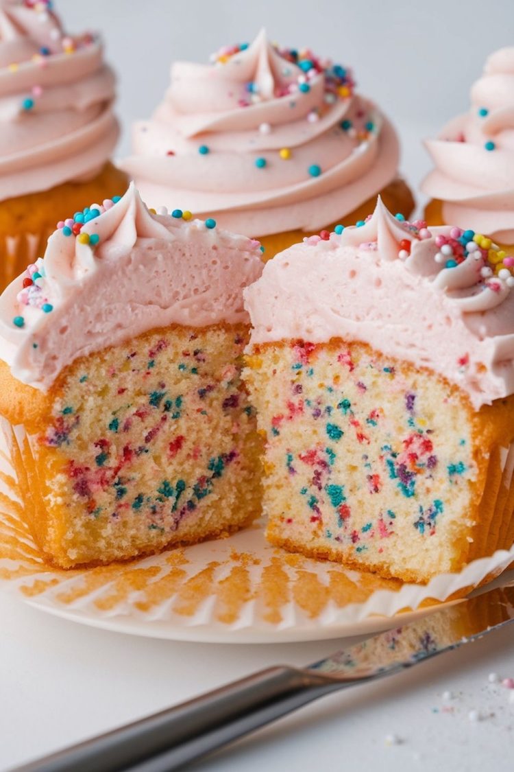 Confetti Sprinkle Birthday Cupcakes - Emma's Cake Studio