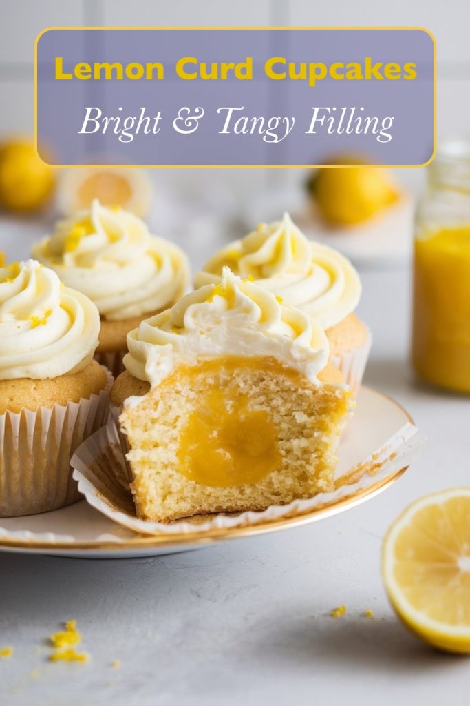 Lemon Curd Cupcakes Recipe - Emma's Cake Studio