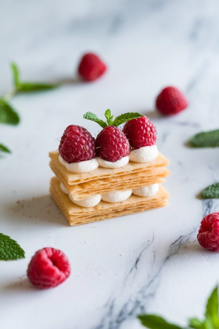 Raspberry Mille-Feuille Cookies - Emma's Cake Studio