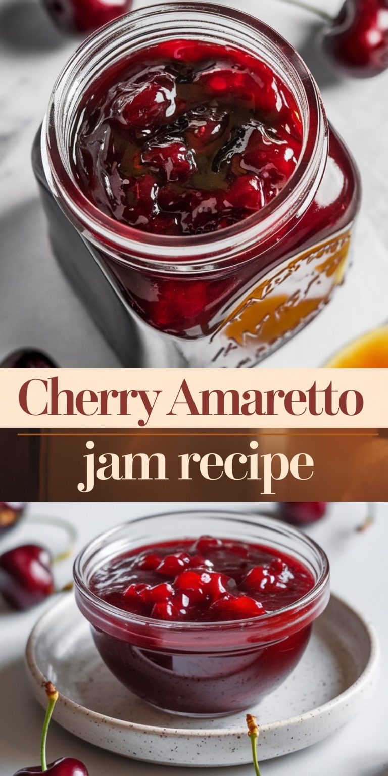 Homemade Cherry Amaretto Jam Recipe - Emma's Cake Studio