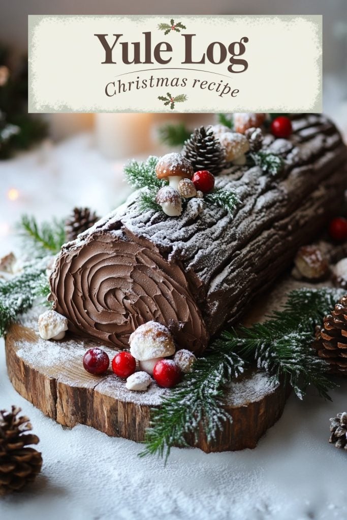 Classic Yule Log Recipe (Bûche De Noël) - Emma's Cake Studio
