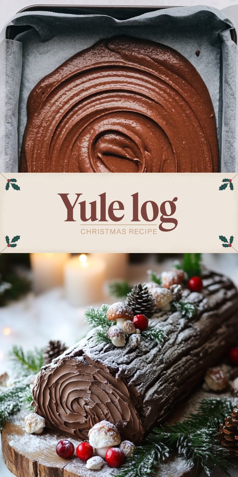 Classic Yule Log Recipe (Bûche De Noël) - Emma's Cake Studio
