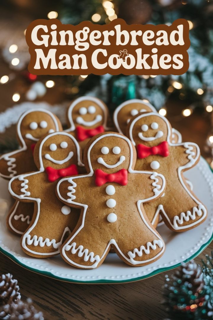 Gingerbread Man Cookies Recipe - Emma's Cake Studio