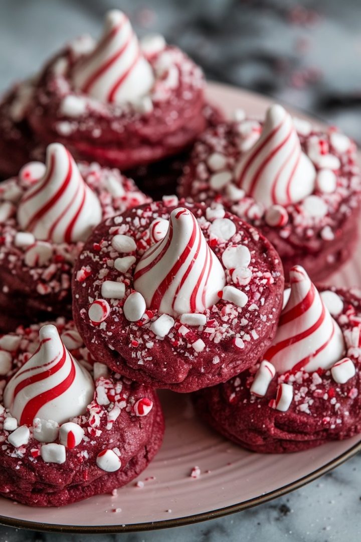 Peppermint Red Velvet Blossoms - Emma's Cake Studio