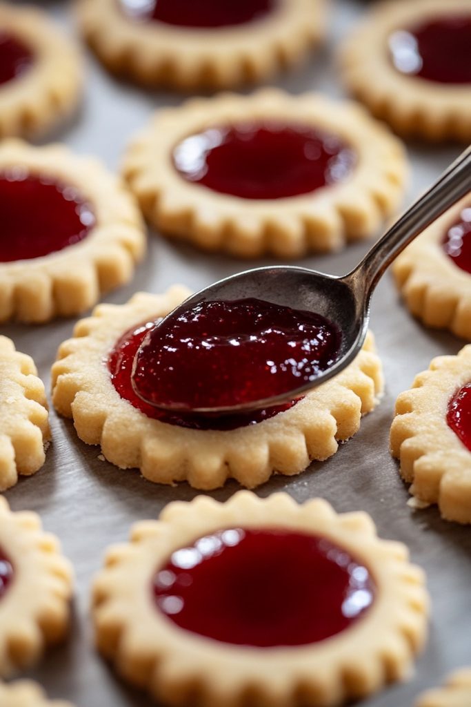 Raspberry Linzer Cookies: Holiday Jam Cookie Recipe - Emma's Cake Studio