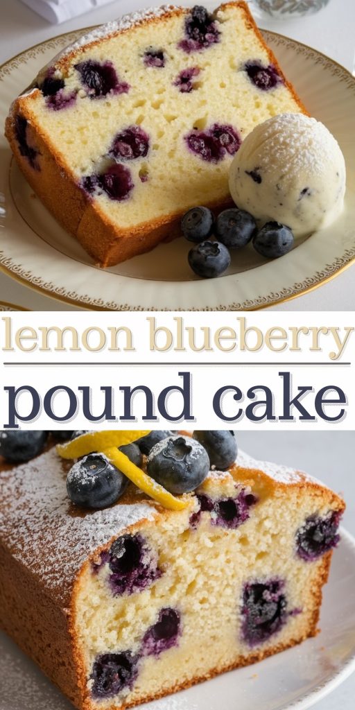 Lemon Blueberry Pound Cake - Emma's Cake Studio