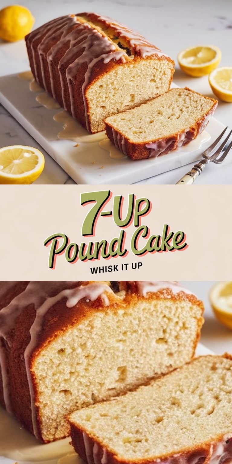 7-Up Pound Cake with Sweet Lemon Glaze - Emma's Cake Studio
