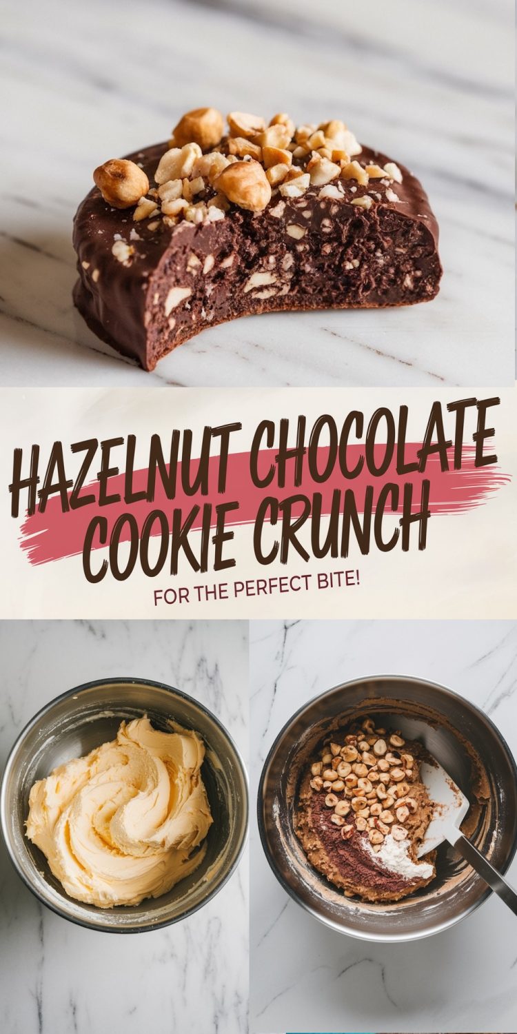 Chocolate Hazelnut Crunch Cookies - Emma's Cake Studio