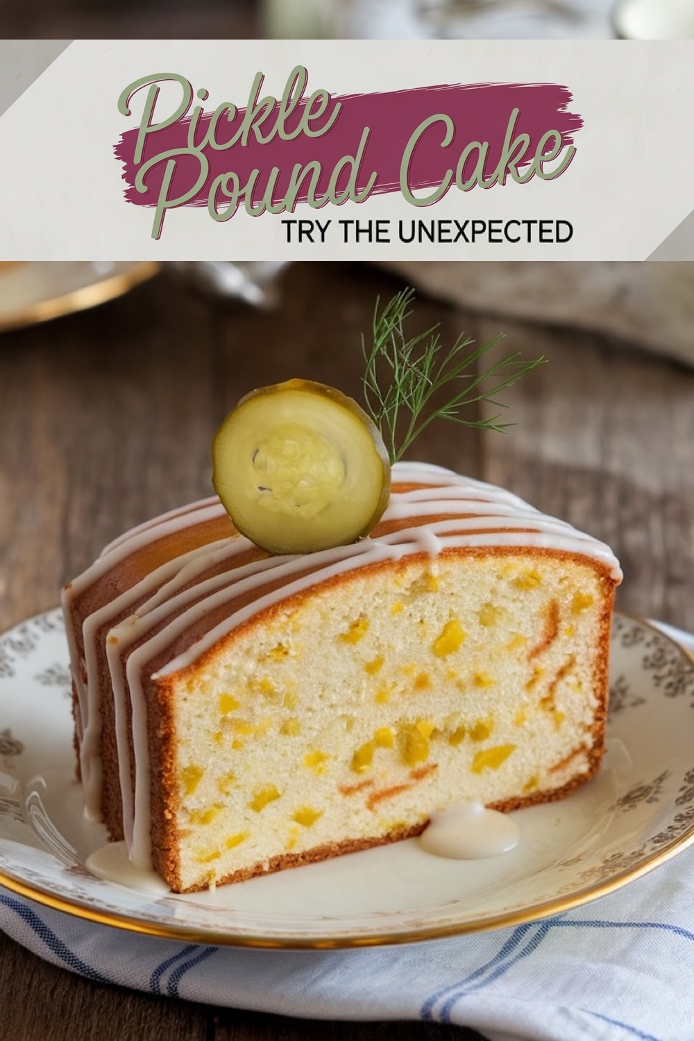 Pickle Pound Cake - Emma's Cake Studio