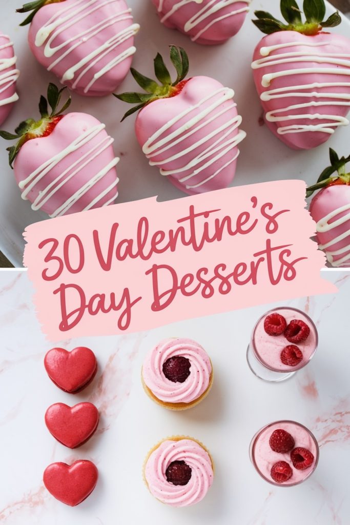 30 Valentine’s Day Desserts: Tasty Valentines Cookies, Treats, and ...