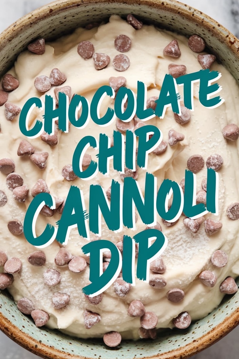 Chocolate Chip Cannoli Dip with Ricotta and Mascarpone - Emma's Cake Studio