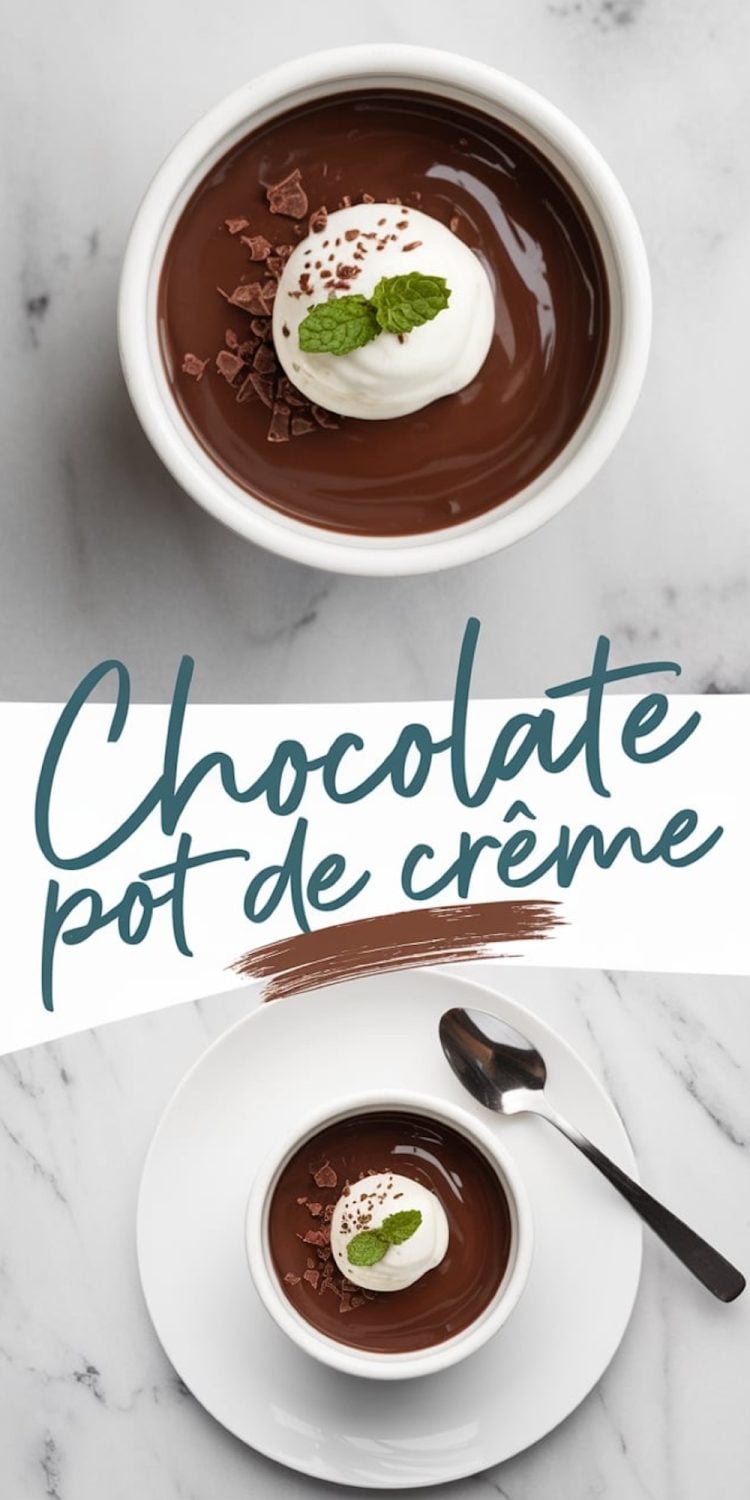 Creamy Chocolate Pot de Creme Recipe - Emma's Cake Studio