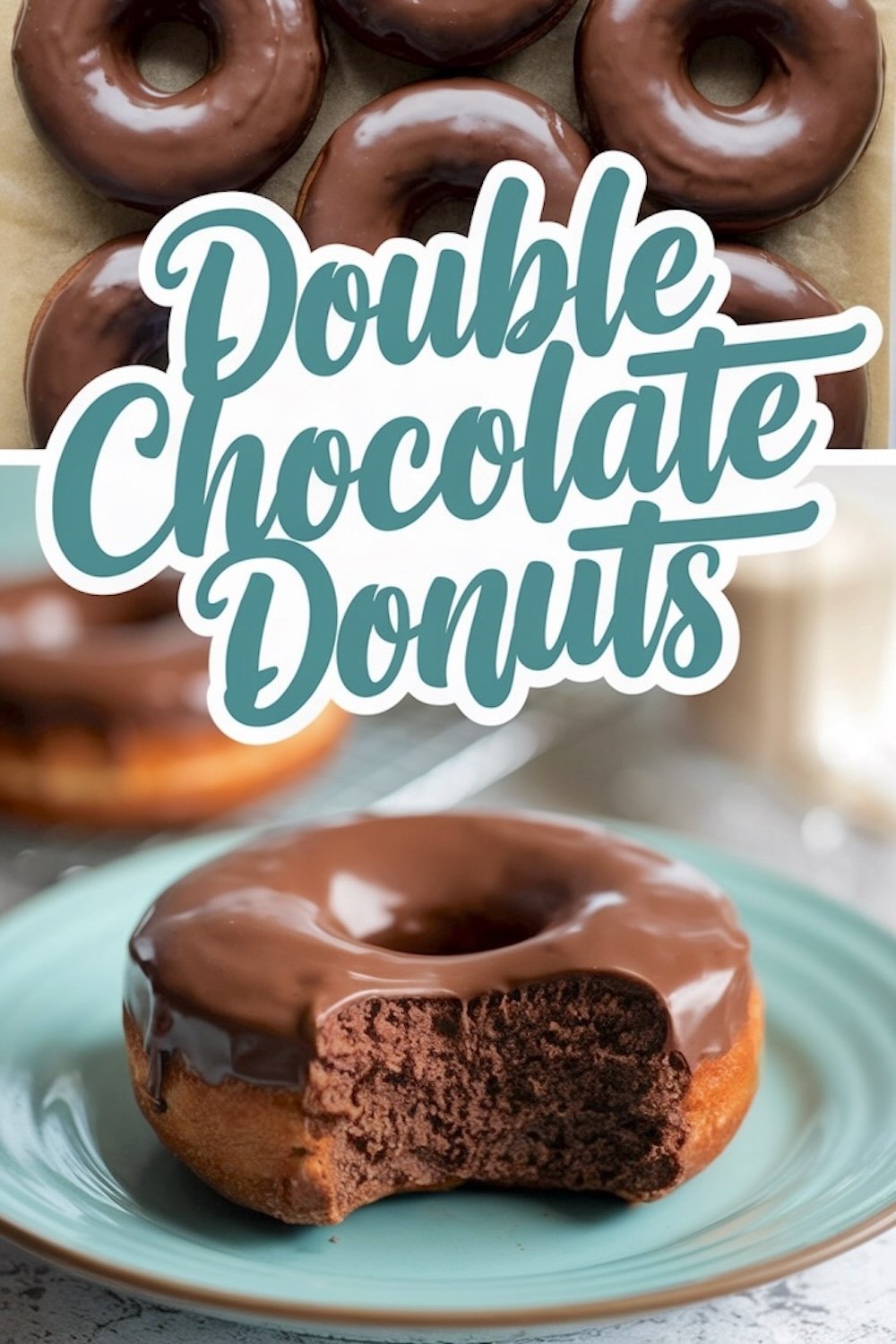 Double Chocolate Donuts Baked at Home: A Simple Treat for Chocolate ...