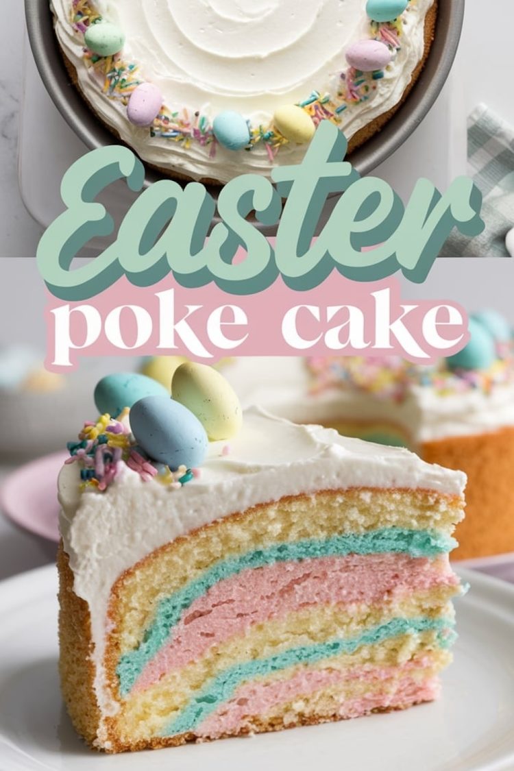 Layered Easter Poke Cake Recipe: A Festive Delight With Pastel Colors ...