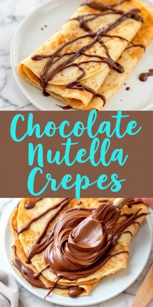 Nutella Crepes: A Velvety Chocolate Experience for Breakfast and Beyond ...