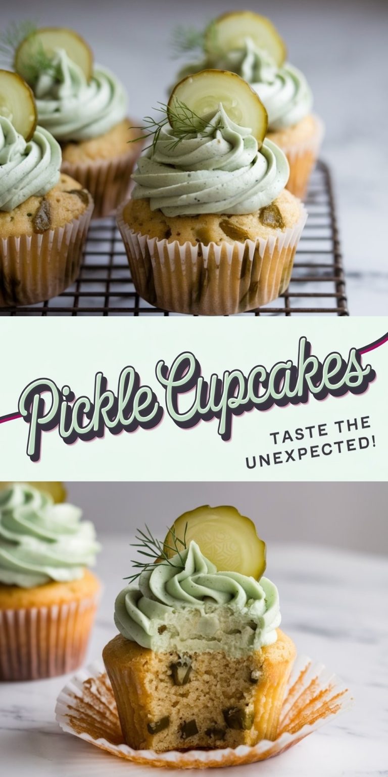 Tangy Dill Pickle Cupcakes with Herby Frosting - Emma's Cake Studio