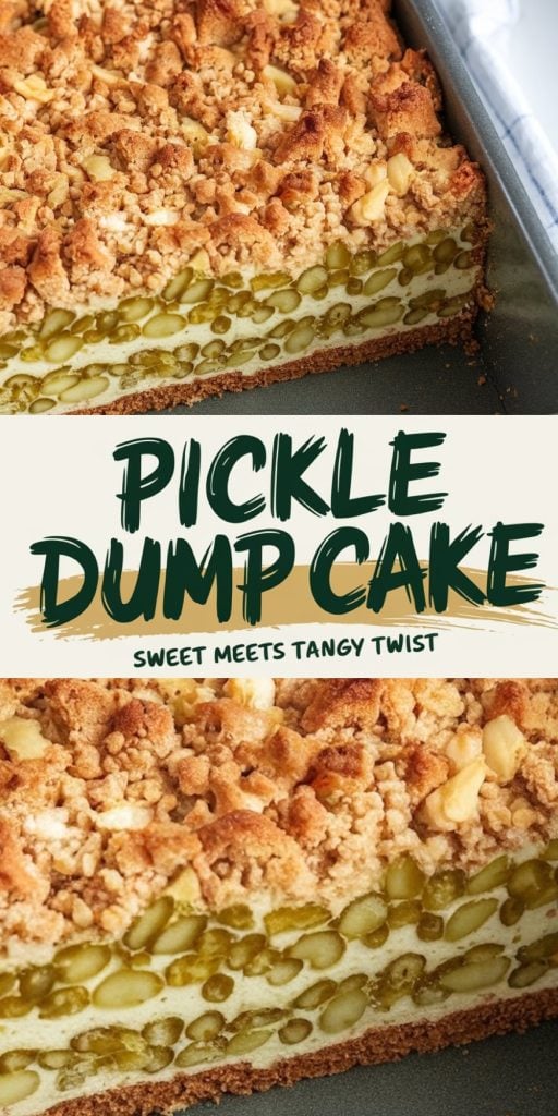 Sweet and Savory Pickle Dump Cake: A Delight for Adventurous Bakers