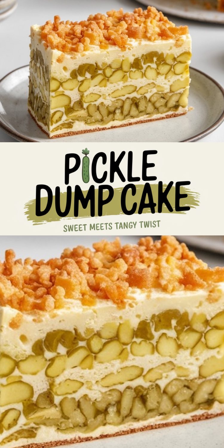 Sweet and Savory Pickle Dump Cake: A Delight for Adventurous Bakers