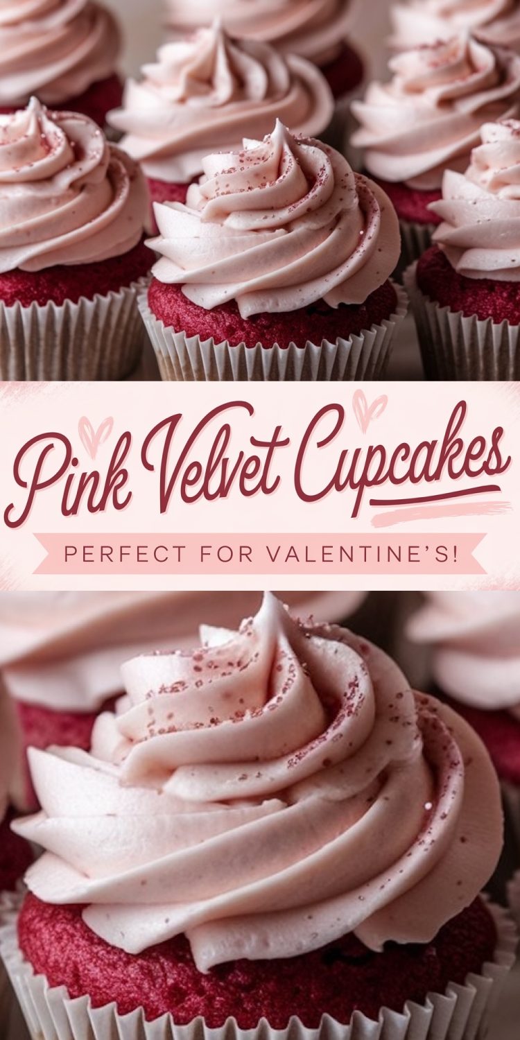 Pink Velvet Cupcakes with Vanilla Buttercream Frosting - Emma's Cake Studio