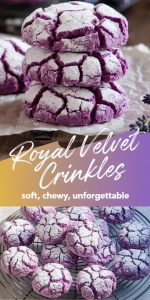 Purple Crinkle Cookies Recipe - Emma's Cake Studio