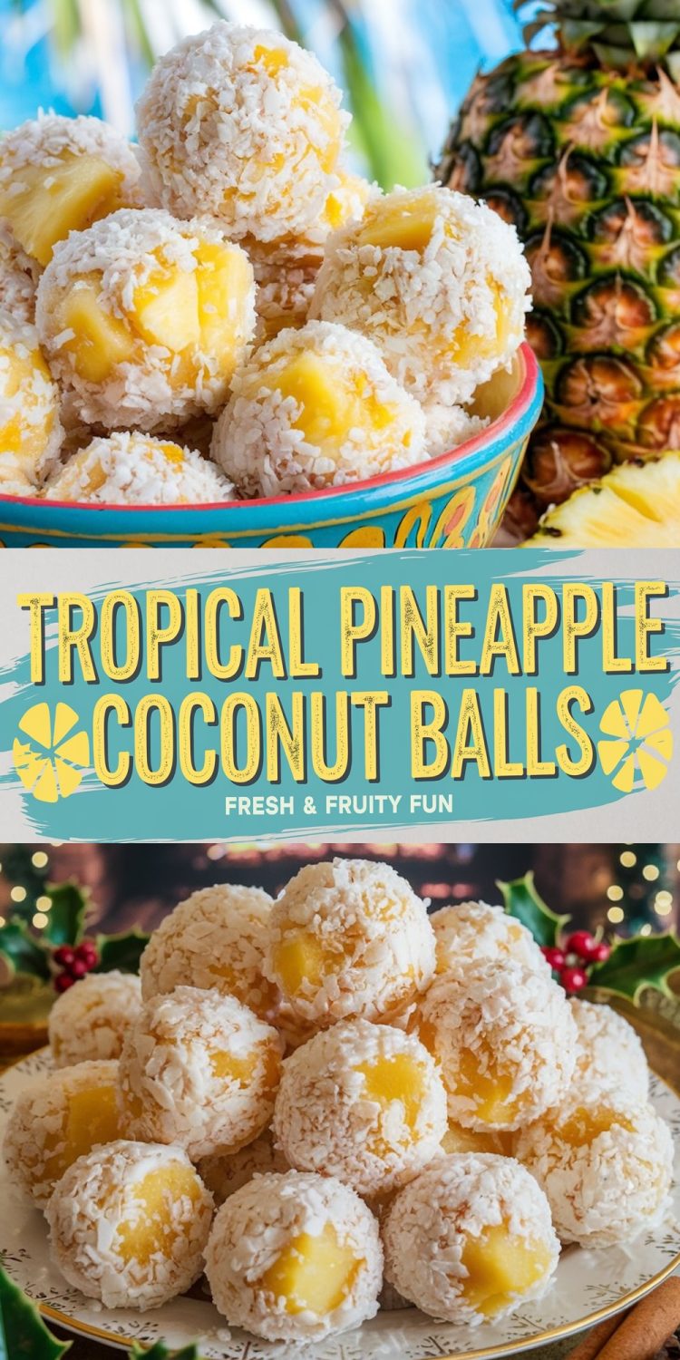 Pineapple Coconut No Bake Balls: A Dessert That Brings Back Memories