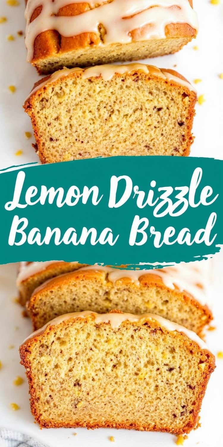 Zesty Lemon Drizzle Banana Bread Recipe for a Bright and Moist Loaf