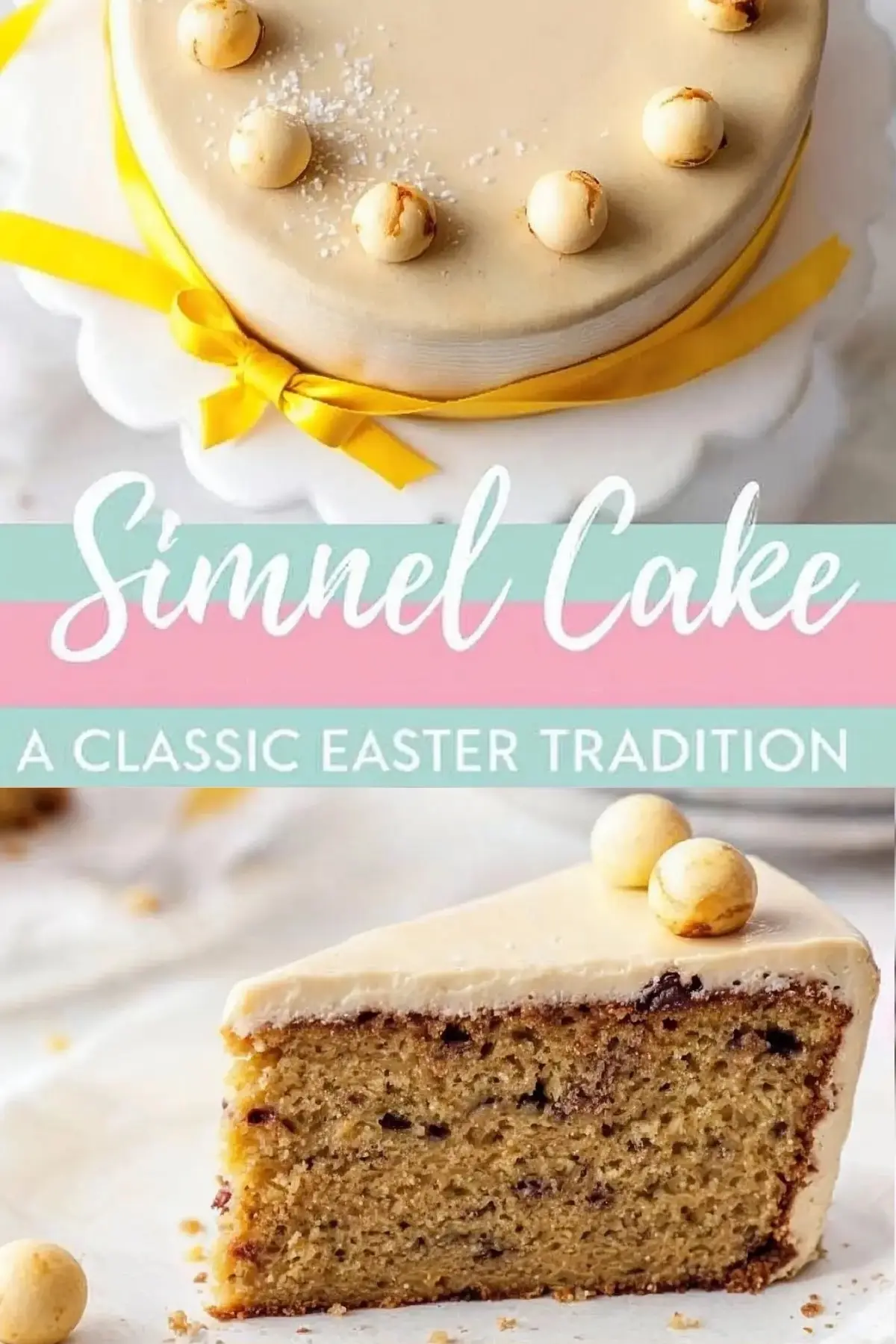 Traditional Simnel Cake for Easter: Simple Fruitcake with Marzipan ...
