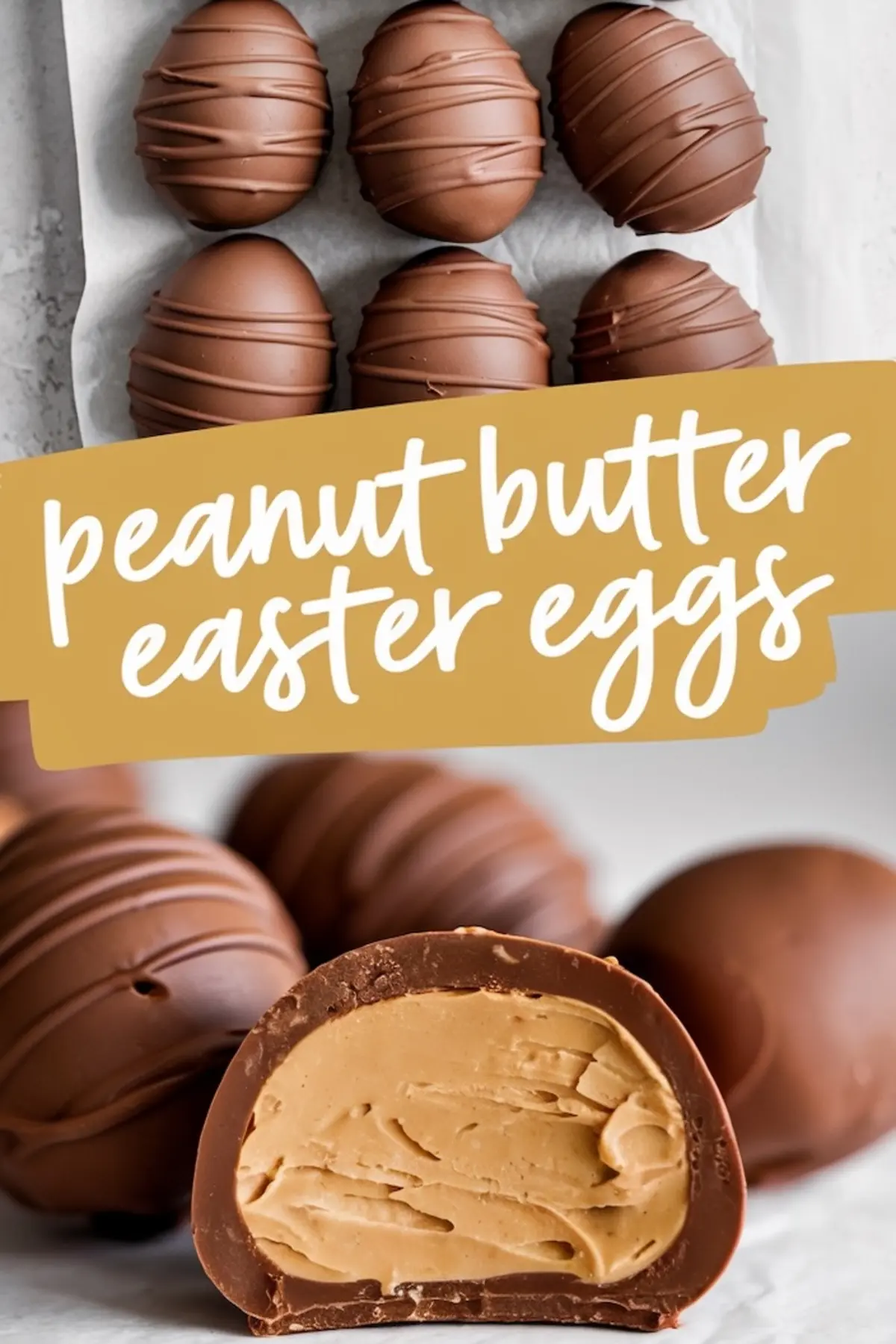 Homemade Peanut Butter Easter Eggs - Emma's Cake Studio