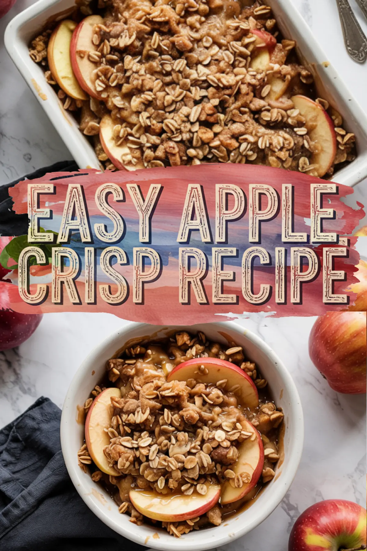 Easy Apple Crisp Recipe That Works Better with Pink Lady - Emma's Cake ...