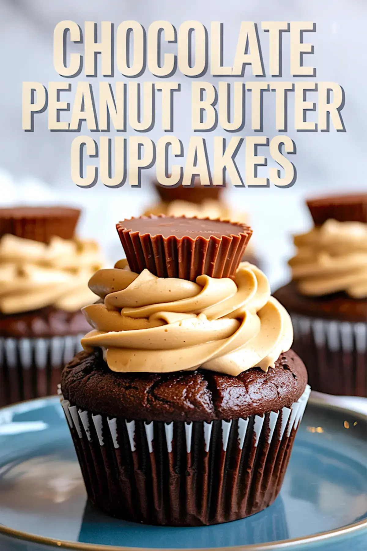 Chocolate Peanut Butter Cupcakes - Emma's Cake Studio