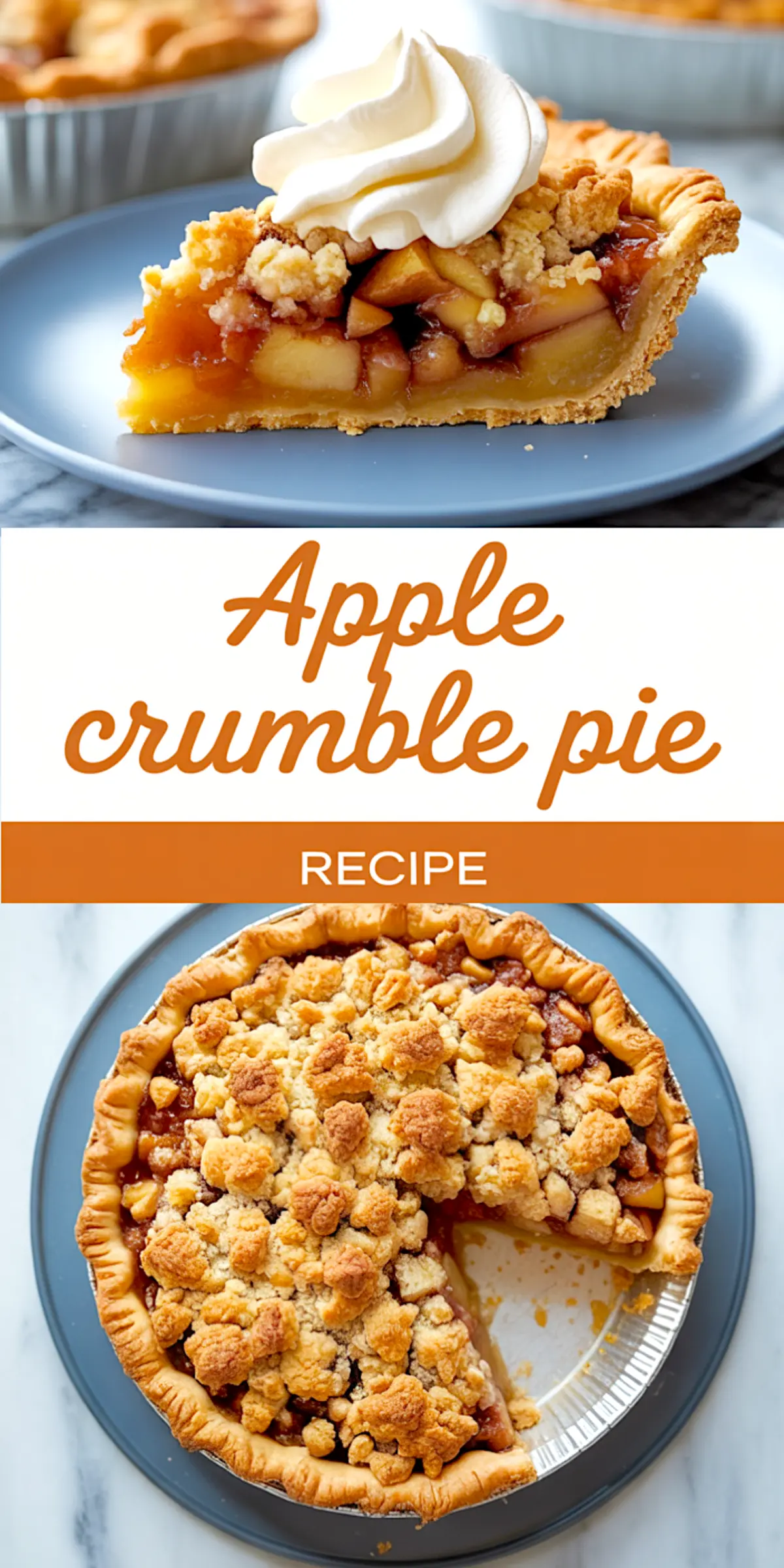 Apple Crumble Pie Recipe: Best Apple Pie with Crumb Topping & Buttery ...