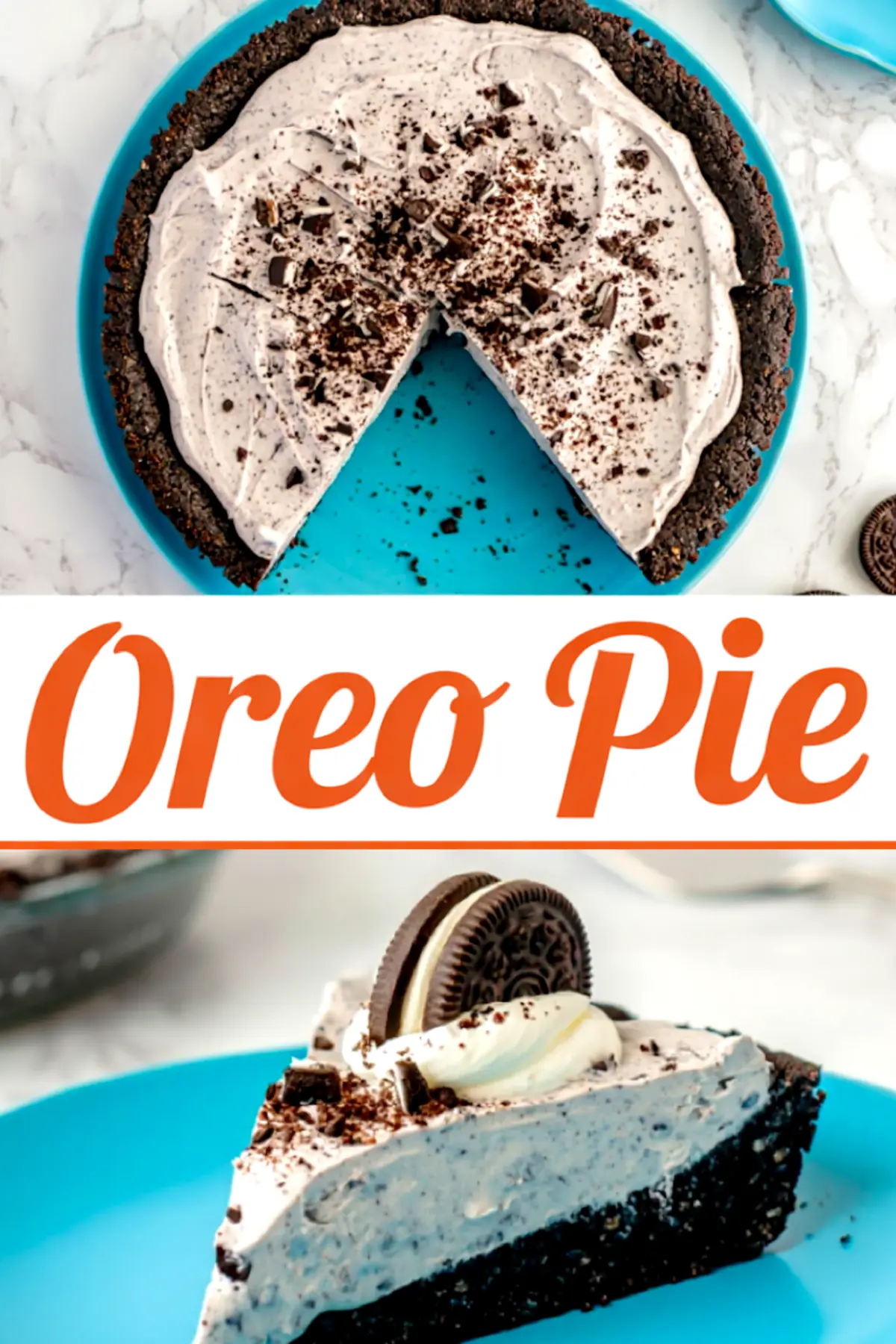 Oreo Pie Recipe: Easy No Bake Oreo Cookie Pie with Creamy Filling ...