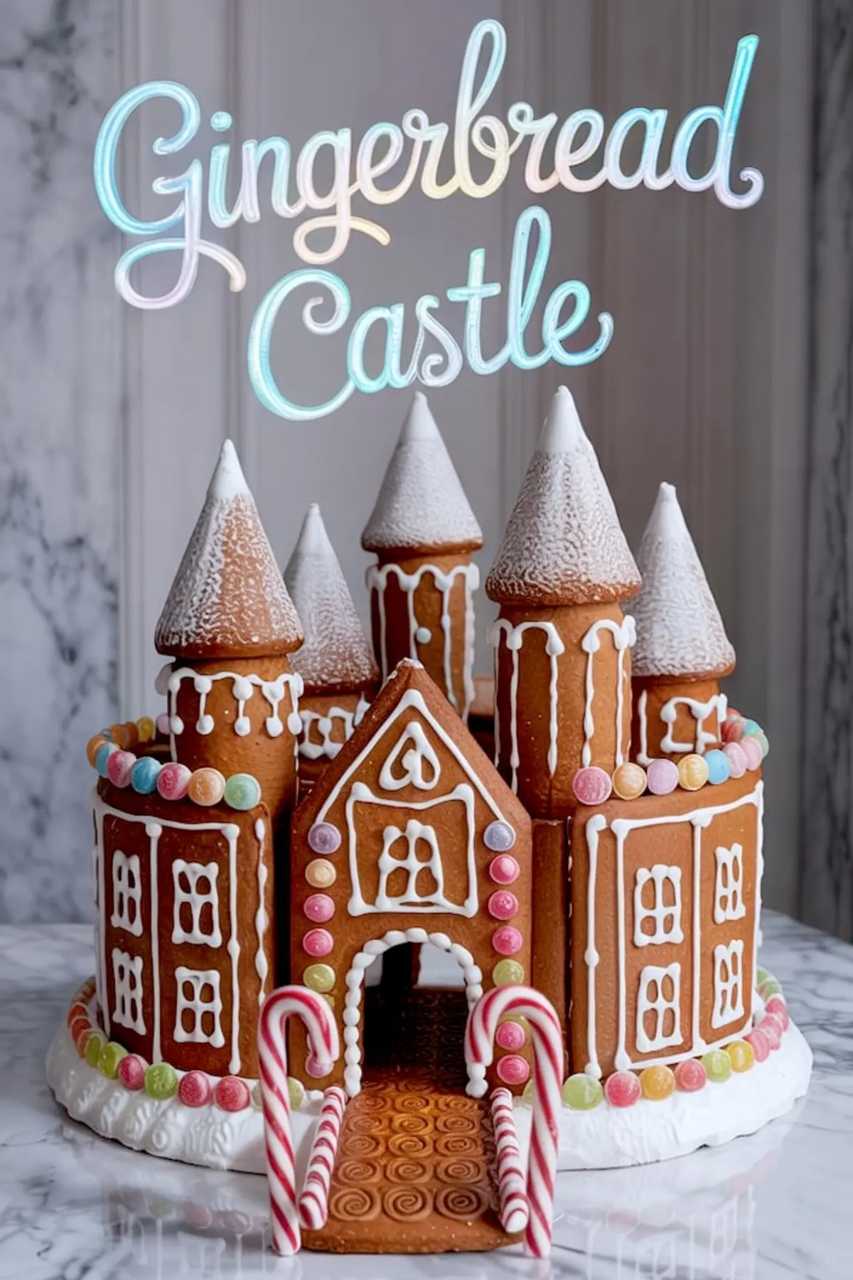 Gingerbread Castle – Grand Gingerbread House Design With Candy Detail ...