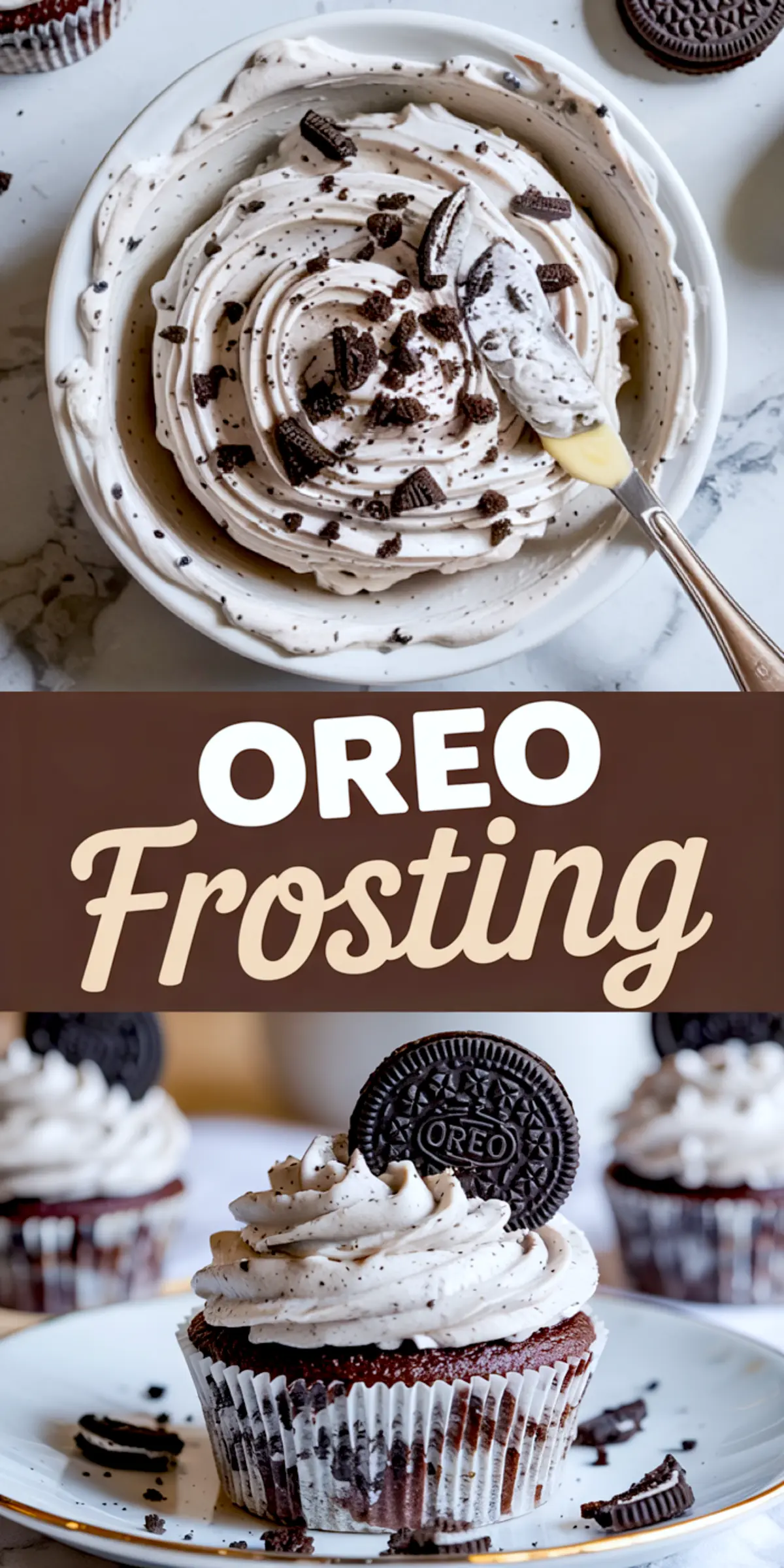 Oreo Frosting Recipe That Actually Tastes Like Cookies and Cream - Emma ...