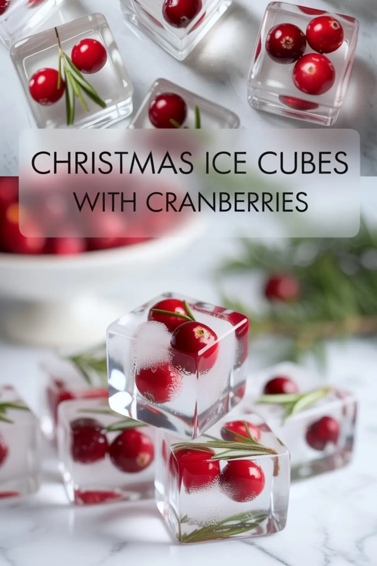 Festive Christmas Ice Cubes for Holiday Cocktails & Brunch Tables ...
