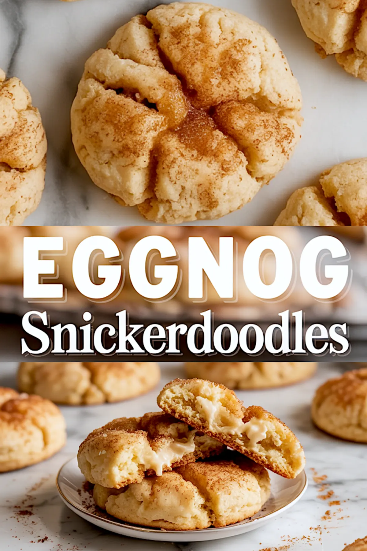 Eggnog Snickerdoodles – The Ultimate Christmas Cookies - Emma's Cake Studio