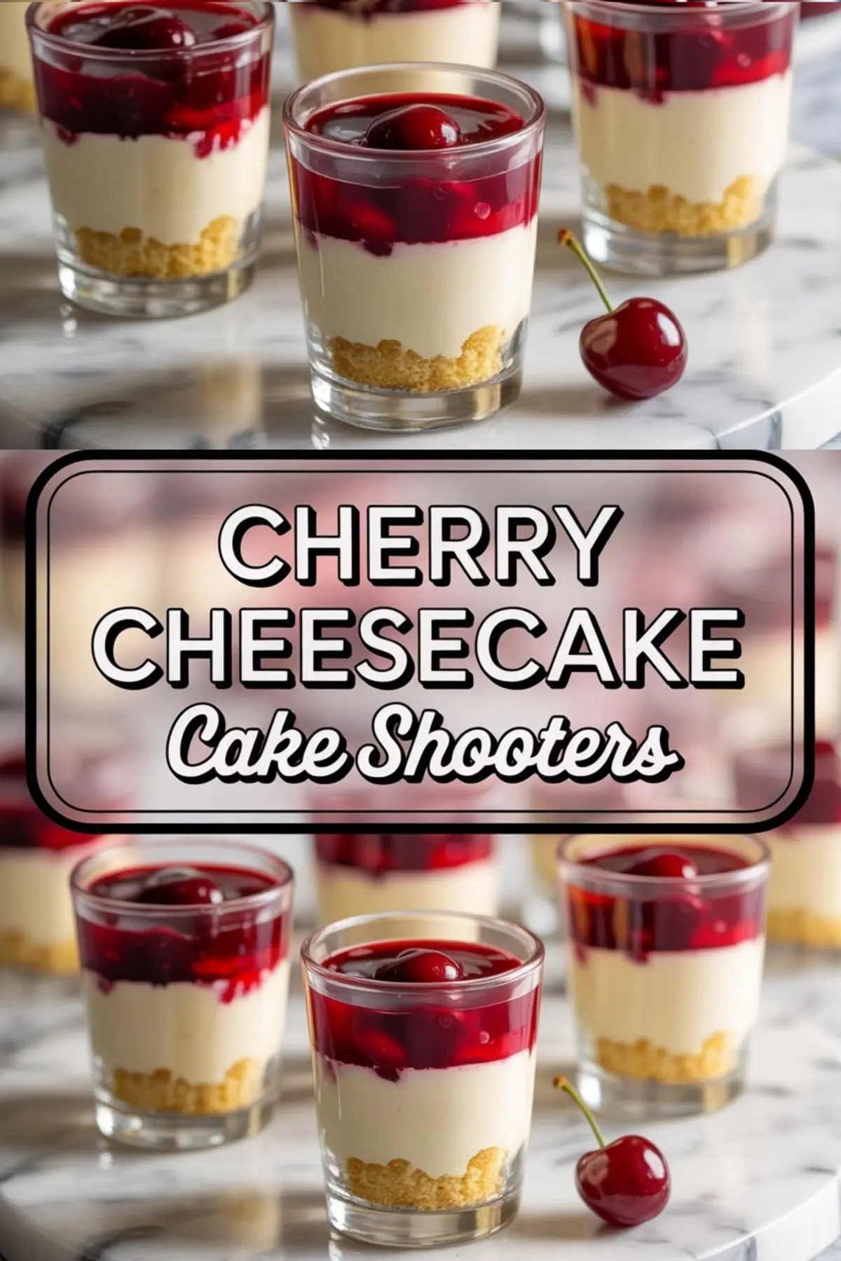 Mini Cherry Cheesecake Cake Shooters – Festive Dessert Cups for the ...