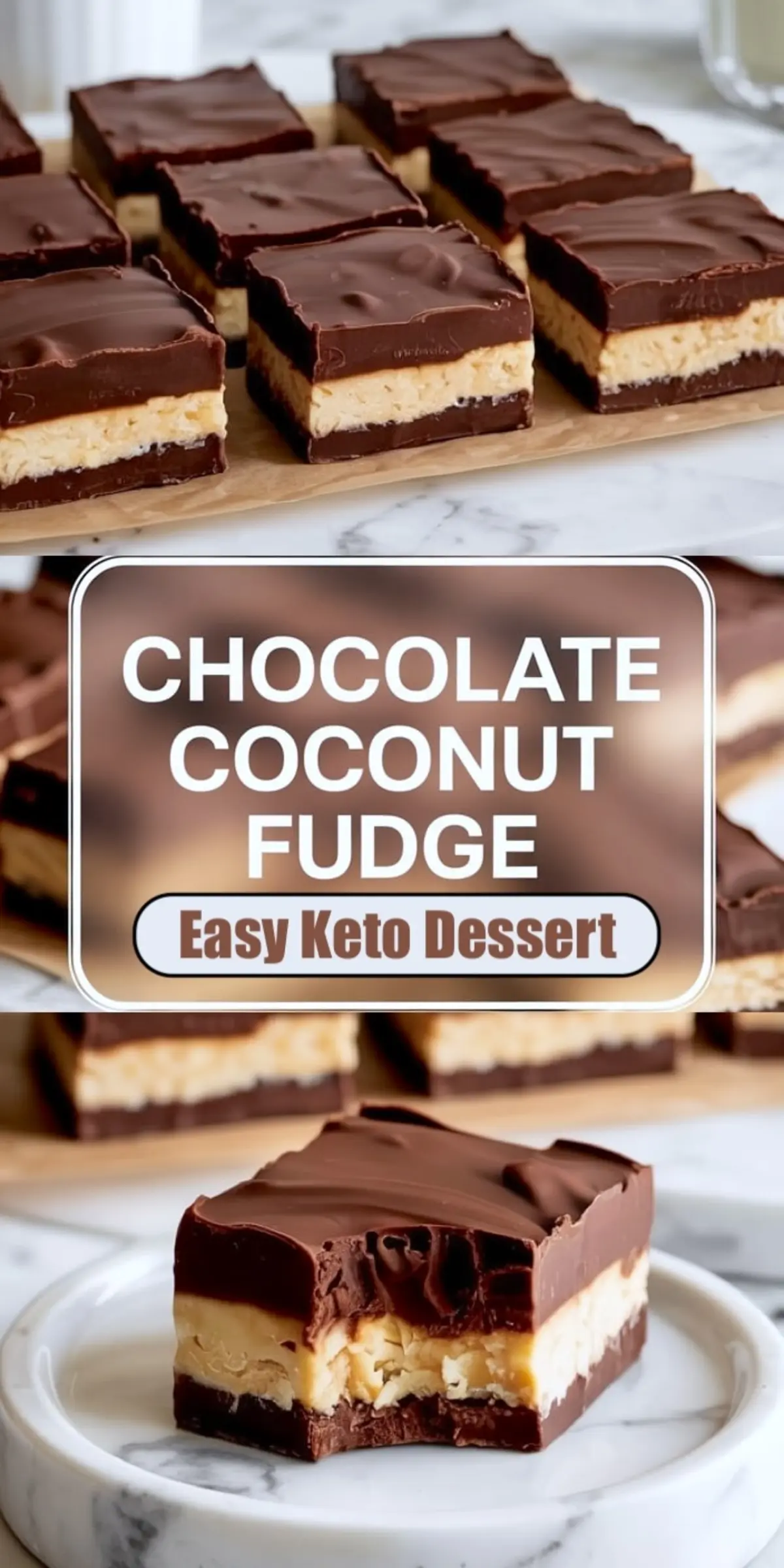 Low Carb Chocolate Coconut Fudge – Easy Keto Dessert Recipe - Emma's ...