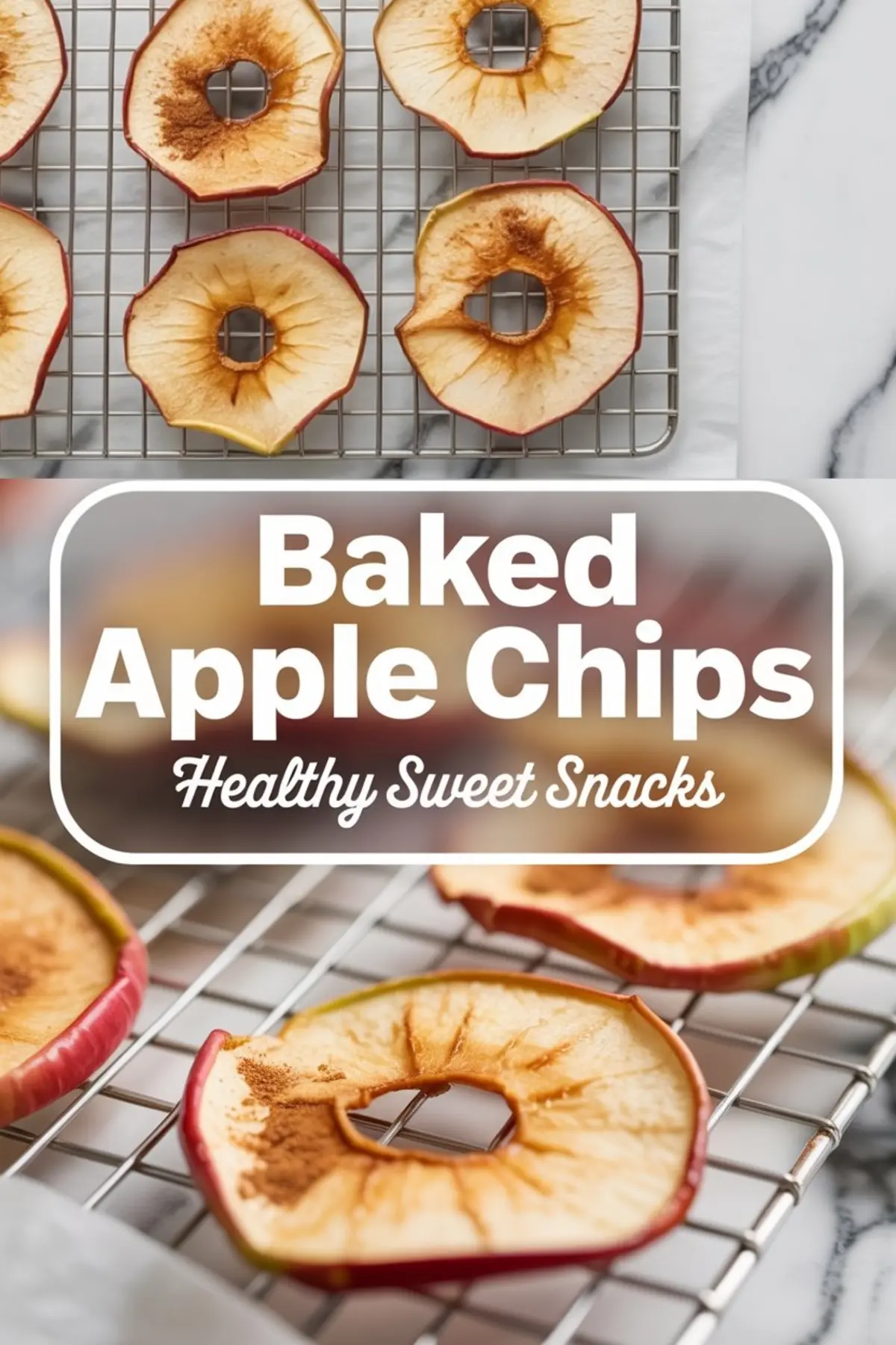Crispy Cinnamon Apple Chips: Healthy Low Calorie Oven-Baked Snack - Emma's Cake Studio