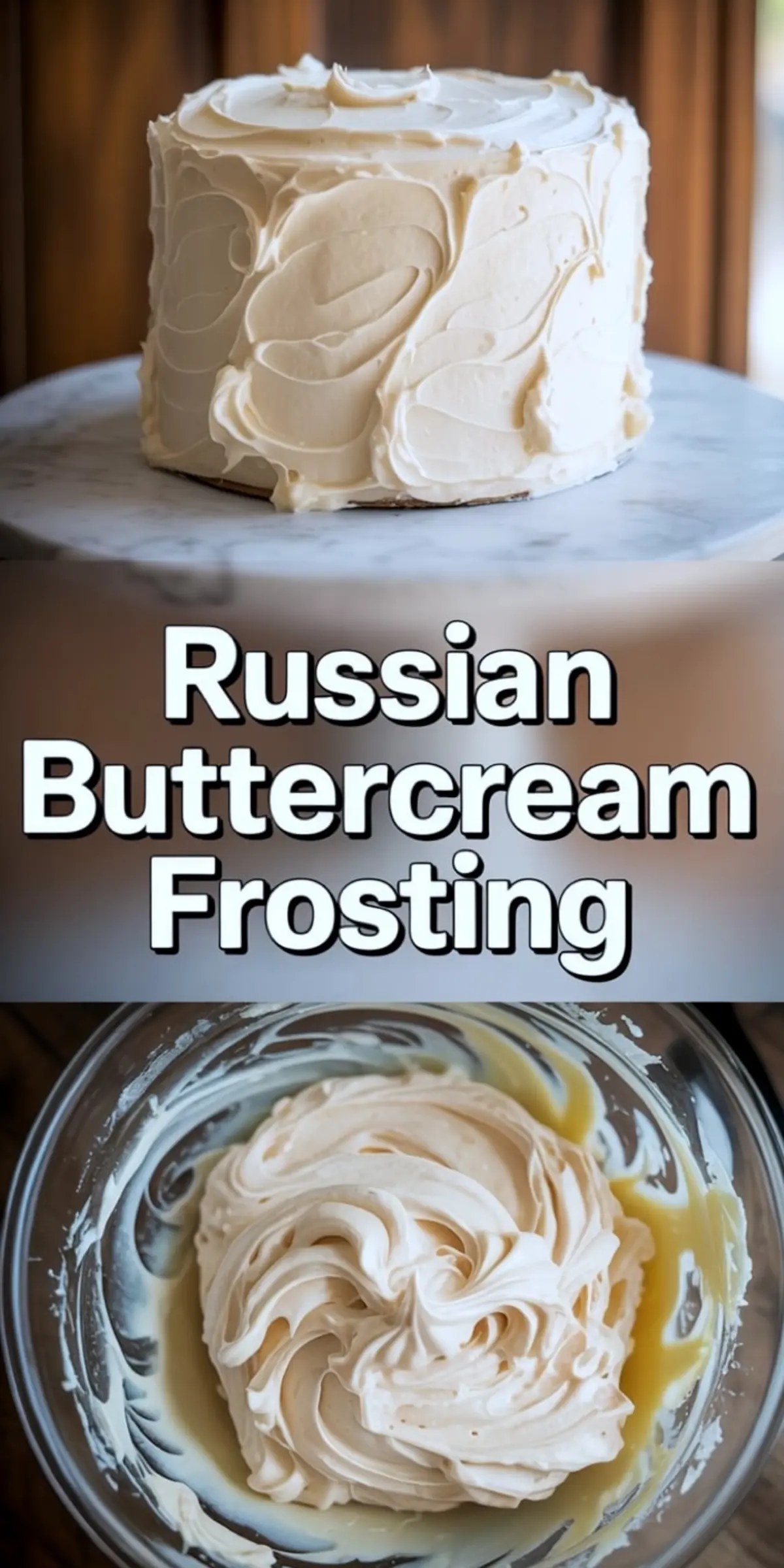 Smooth Russian Buttercream Frosting with Sweetened Condensed Milk ...